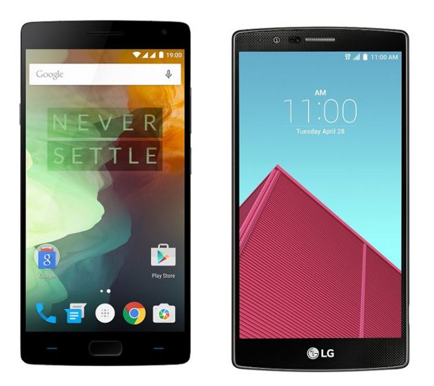 OnePlus 2 vs LG G4: OnePlus 2 is cheaper but still has better specs