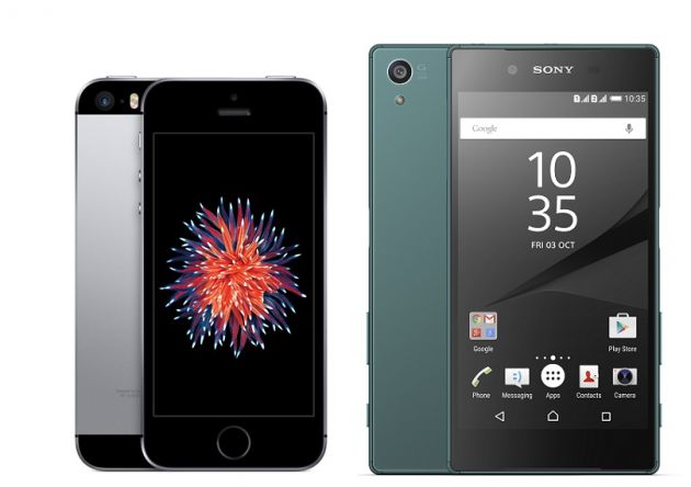 iPhone SE vs Sony Xperia Z5 specs comparison: Smaller iPhone SE packs ... iPhone SE vs Sony Xperia Z5 specs comparison: Smaller iPhone SE packs ...