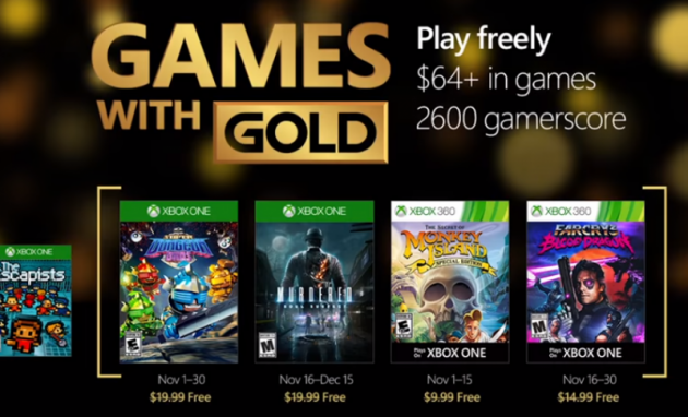 Xbox Games With Gold November 2016 free games list: 'Murdered: Soul ...