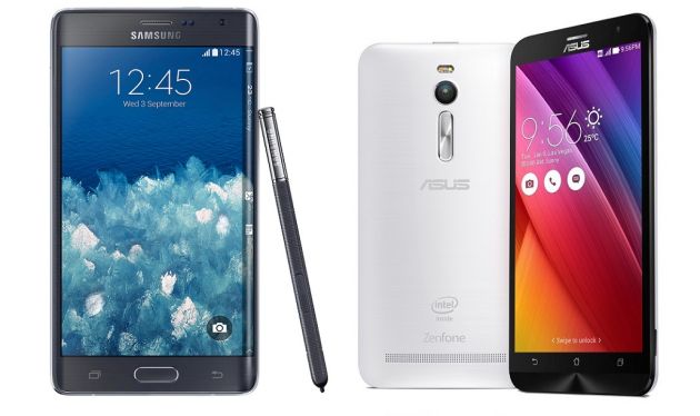 Galaxy Note Edge vs. Asus ZenFone 2: Budget-friendly ZenFone 2 versus ...