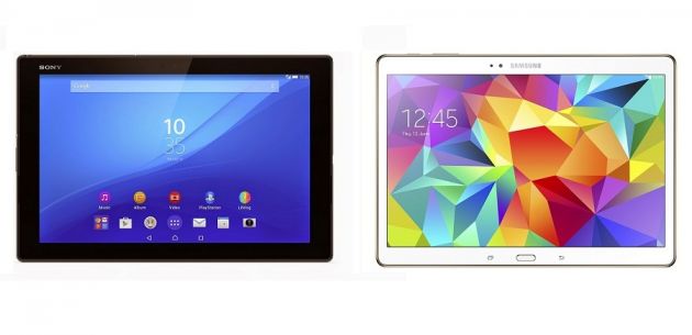 Sony Xperia Z4 Tablet vs. Samsung Galaxy Tab S 10.5: these slim tablets ...