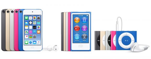 iPod Touch, Shuffle and Nano receive new updates